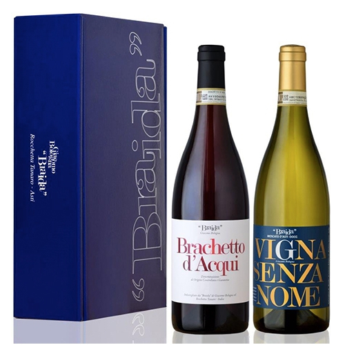 Brachetto D'Acqui DOCG 2022 + Moscato D'Asti DOCG “Vigna Senza Nome ...