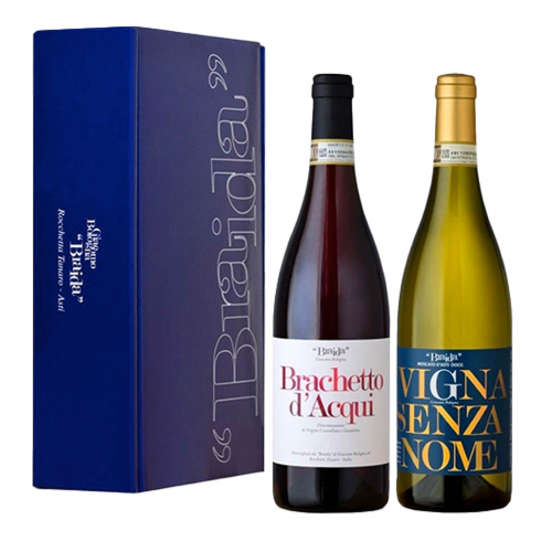 Brachetto D'Acqui DOCG 2022 + Moscato D'Asti DOCG “Vigna Senza Nome ...